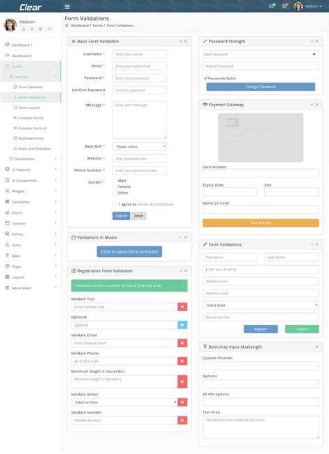 Clear Vuejs Laravel Admin Template Admin Clear Templates