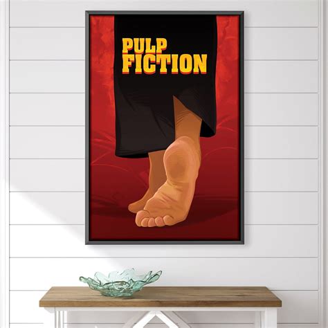 Pulp Fiction Feet Canvas Clockcanvas