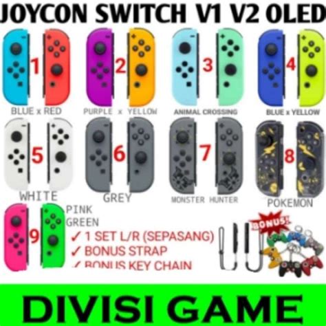 Jual Joycon Nintendo Switch Joypad Switch V V Oled Switch Joycon Di Seller Premier Market ID