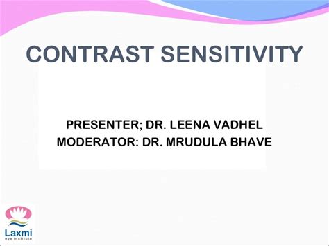 Contrast Sensitivity