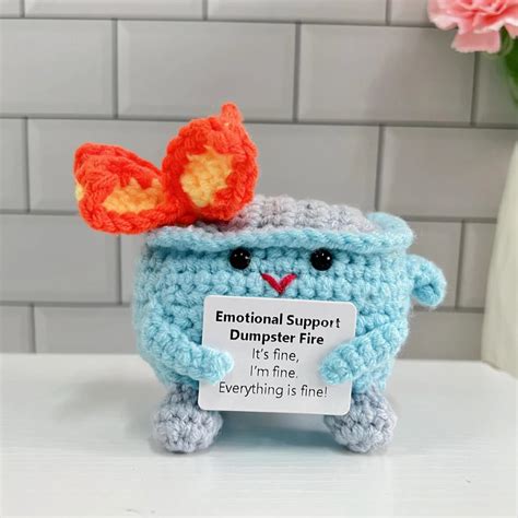 Handmade Emotional Support Dumpster Fire Weekly Deal Hub