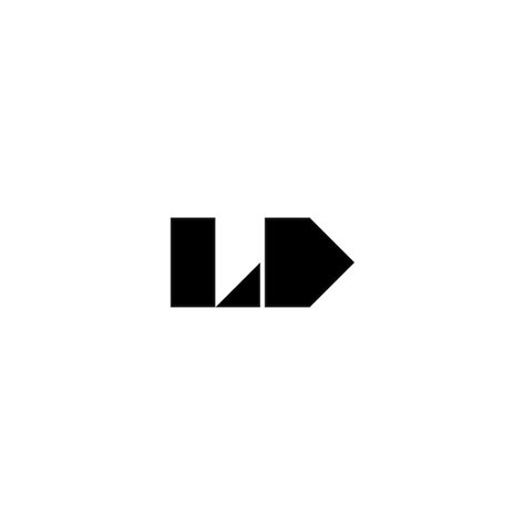 Premium Vector Ld Monogram Logo Design Letter Text Name Symbol