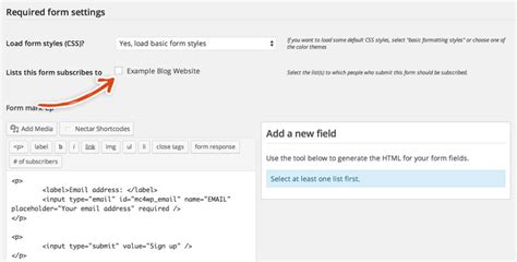 Add The Mailchimp Wordpress Plugin Wplauncher
