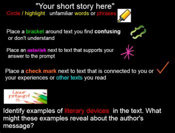 Smartboard Guide To Close Reading And Mastering Annotation TPT