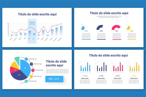 Gráficos Modelo de Apresentação em PowerPoint