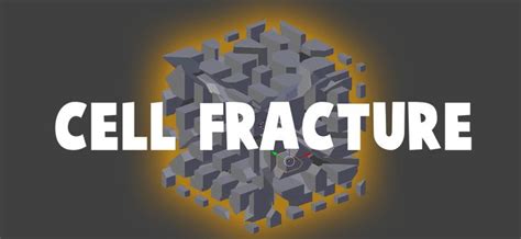 Cell Fracture In Blender Blender Tutorial Blender D Blender