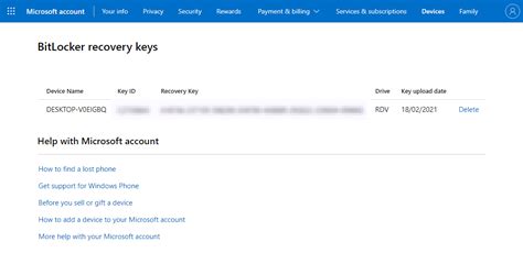 How To Find The Bitlocker Recovery Key In Windows 10