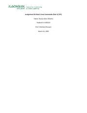 Cst Assignment Basic Linux Command Part Docx Assignment