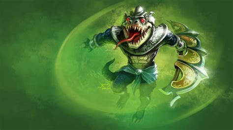 League Of Legends Renekton Green HD Wallpaper Games Wallpaper Better