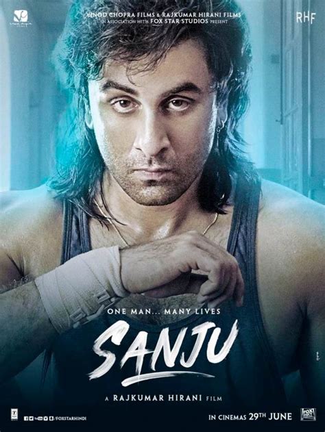 Sanju Posters Ranbir Kapoor Is Sanjay Dutts Doppelganger