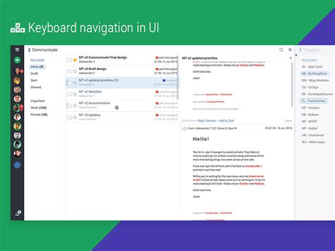Experimental Keyboard Navigation By Aleksandar Tasevski On Dribbble