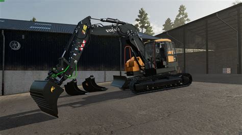 volvo ecr145el with variable arm fs22 kingmods