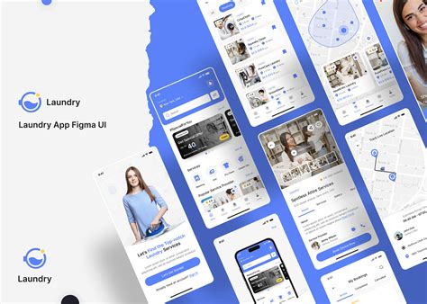 Laundry Service App Figma UI Design App UIUX Design Behance