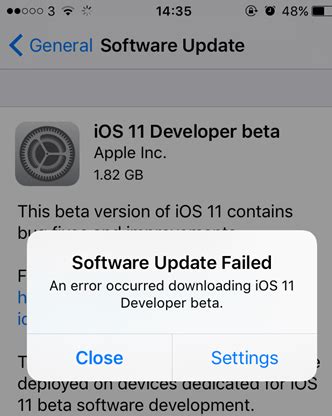 Ways To Fix IPhone Software Update Failed Error