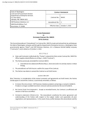 Fillable Online ODP AMD Executed Pdf Fax Email Print PdfFiller