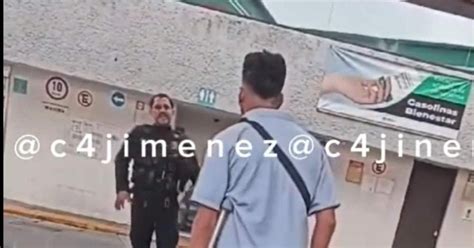 Video Captan A Hombre Sin Una Pierna Agredir A Policía En Una