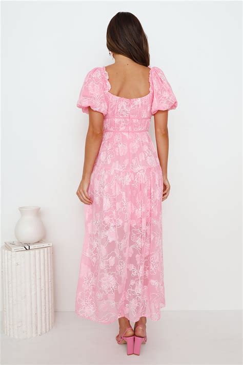 Weekly Escape Maxi Dress Pink Hello Molly