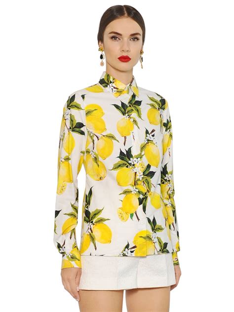 What Would You Make With This Lemon Print Fabric Male Pattern