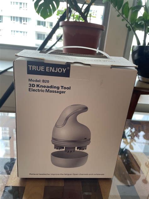 True Enjoy 3d Kneading Tool Electric Massager Model B20 Beauty
