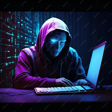 Premium Photo Hacker Illustration Cyber Security Concept Hacking Attack Graphic Digital Crime