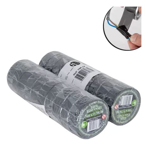 Kit De Rollos De Cinta Aislante Adhesiva Negra A Prueba De Fuego Paquetes Mercadolibre