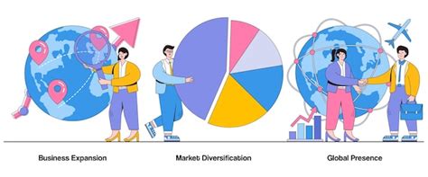 Premium Vector Business Expansion Market Diversification Global