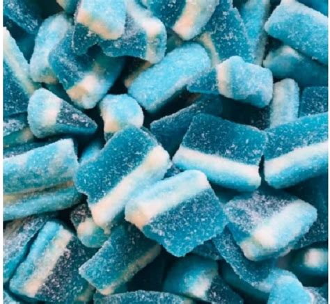 Blue Raspberry Slices Tasty Sweets And Treats