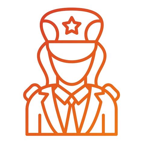 Premium Vector Captain Icon Style