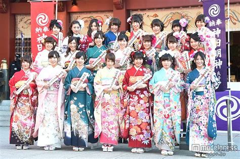 川栄李奈らakb48グループ新成人、艶やか振袖姿お披露目＜全メンバー抱負コメント＞ モデルプレス