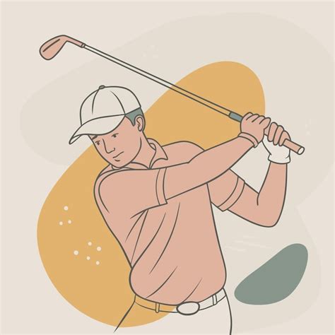 Golf Plyer Design Vectors And Illustrations For Free Download