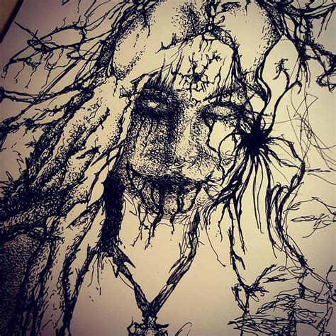 Scribble Horror By Theinkfanatic On Deviantart