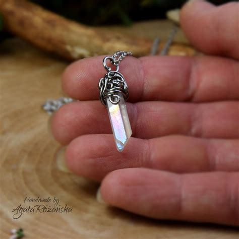 Kwarc Aura Wisiorek Talizman Anielska Aura Wisiory Biżuteria W Arsneo