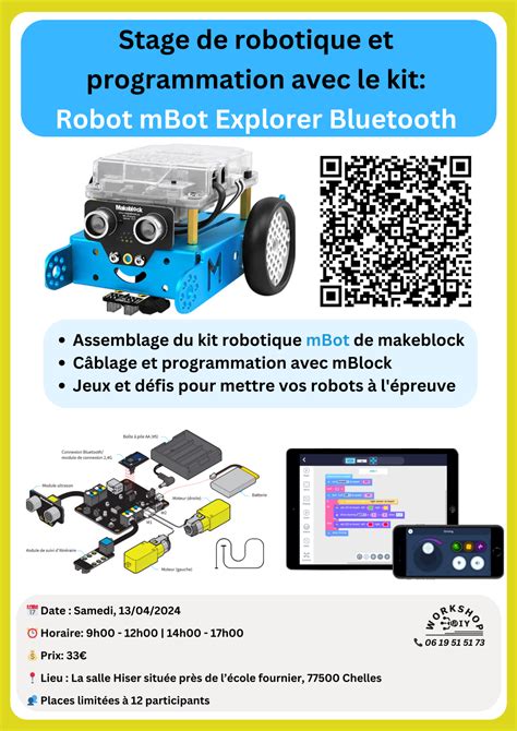 Stage Robot MBot Explorer Bluetooth Workshop Diy