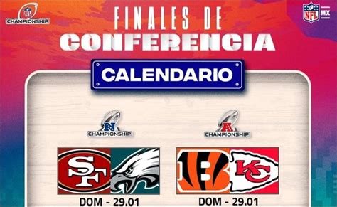 ¿cuándo Y Dónde Ver Las Finales De Conferencia De La Nfl