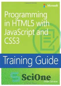 قیمت و خرید دانلود کتاب Training Guide Programming in HTML5 with
