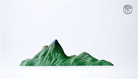 山水间 青山笔架 景德镇高温陶瓷 千里江山图 青绿山水 创意摆件 淘宝网