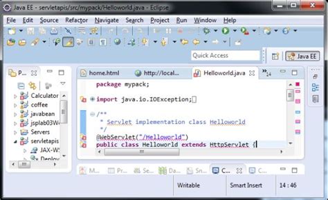 How To Create Servlet In Eclipse Ide Using Tomcat Server7