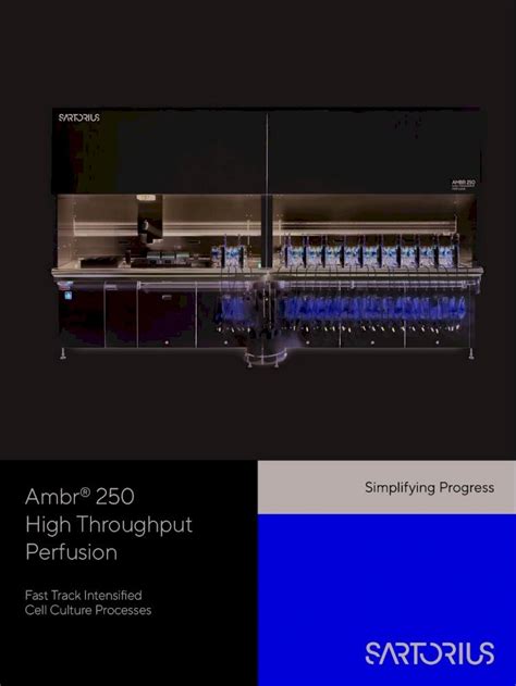 Pdf High Throughput Perfusion · Perfusion Media Development Perfusion Process Optimization