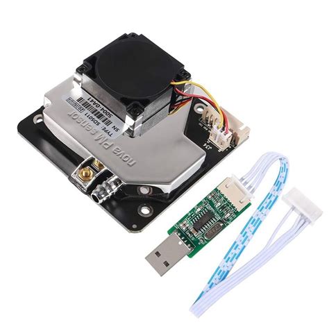 새로운 Sds011 Pm 센서 고정밀 Pm25 대기 오염 감지 센서 모듈 초 먼지 센서 Arduino 용 디지털 출력