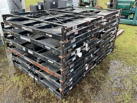 Wmp Crates Steel Shipping Pallets Jeff Martin Auctioneers Inc