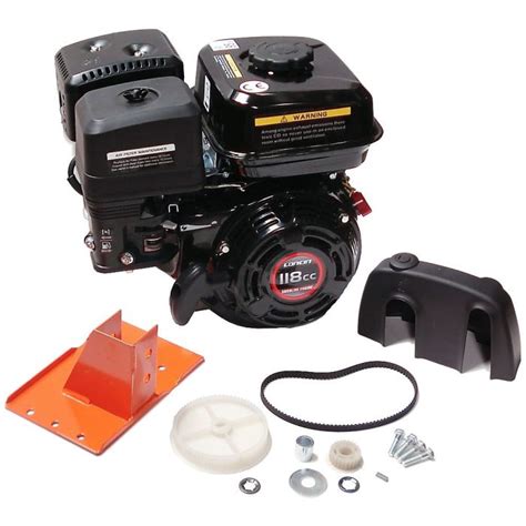 Loncin G120 Engine Conversion Replaces Gx120 Engine On Belle Minimix 150 Lands Engineers