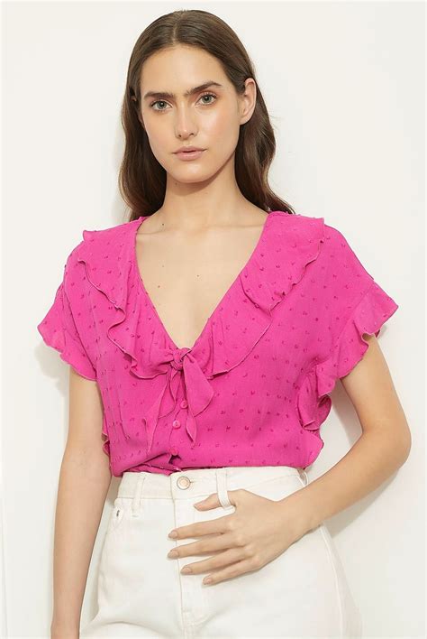 Basement Blusa Manga Corta Mujer Basement