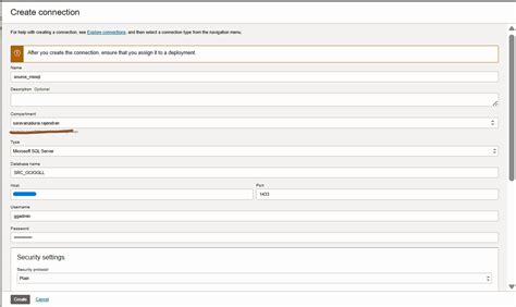 使用 Oci Goldengate 設定從內部部署 Microsoft Sql Server 資料庫至 Adw 資料庫的即時資料複寫