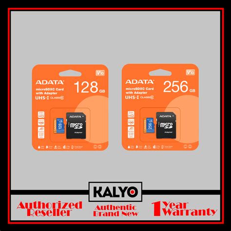 Adata Premier 128gb 256gb A1 V10 Microsdhcsdxc Uhs I Class10 Memory