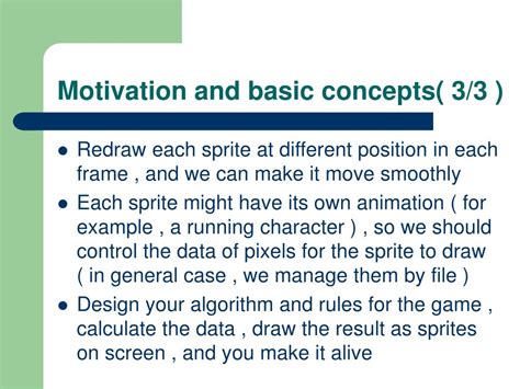 Ppt Using 2d Sprite With Opengl Powerpoint Presentation Free