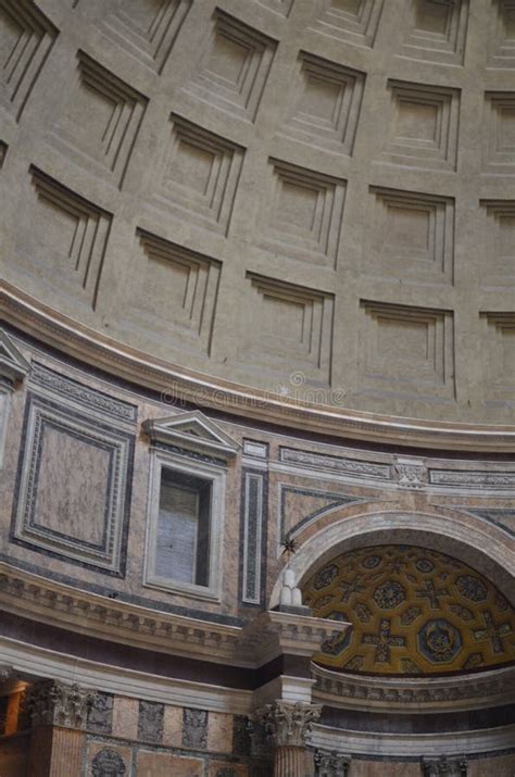 Pantheon Rome Italy Ancient Masterpiece Of Architecture Old Dome Stock Image Image Of Antique