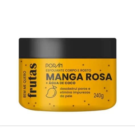 ESFOLIANTE MANGA ROSA CORPO E ROSTO Shopee Brasil