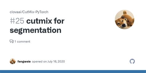 cutmix for segmentation · issue 25 · clovaai cutmix pytorch · github