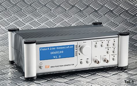 Bis MHz DDS Funktionsgenerator DDS Teil ELV Elektronik Fachbeiträge