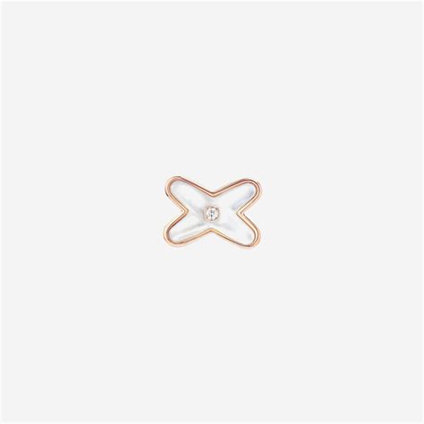 쇼메 주 드 리앙 이어링 로즈 골드 마더 오브 펄 다이아몬드 Chaumet Kream